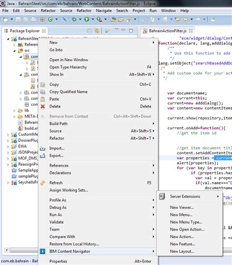 filenetcafe creating custom action in ibm content navigator 2 0 3