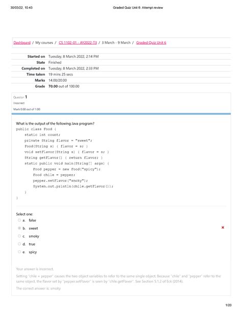 Graded Quiz Unit 6 Practice Material To Improve Your Knowledge Cs