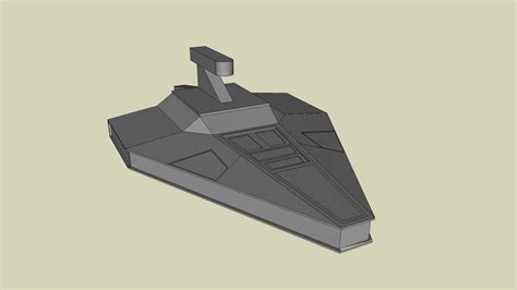 Acclamator Class Assault Ship 3d Model