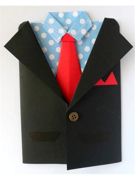 Buy Suit Themed Male Handmade Greeting Card