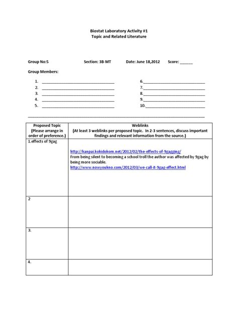 Biostat Laboratory Activity1 Russel Pdf Career And Growth Business