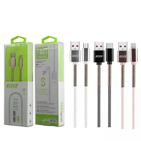 Universal Usb Type C Fast Charger Data Cable Type C Charging For Android Micro Metal Spring