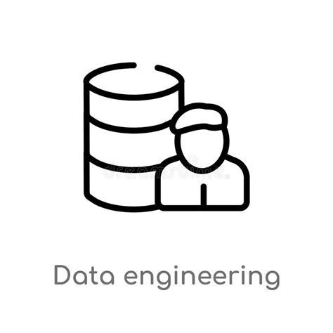 Data Engineering Isolated Icon Simple Element Illustration From