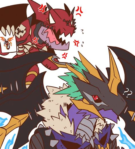Heavymetaldramon Megidramon Digimon Highres Digimon Creature
