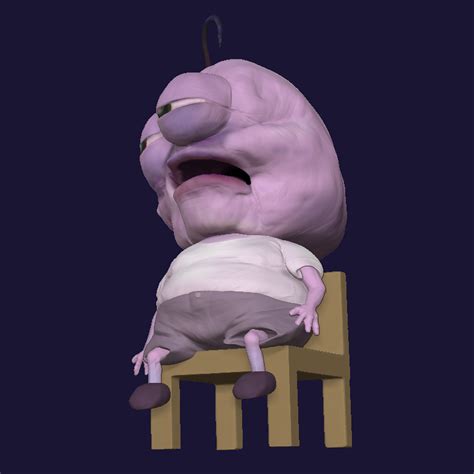 👾 Smiling Friends Depressed Pim 3d・ Obj File For 3d Printing・cults