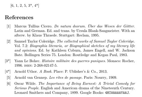 Highlighting Adding Asterisk To Shorthand In Biblatex Tex Latex
