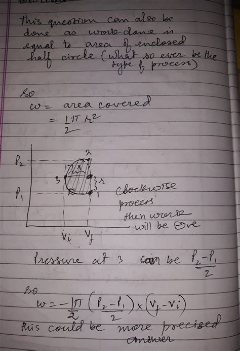 What Is Net Work Done Here Plz Explain Soution