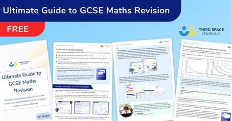 Ultimate Guide To Gcse Maths Revision Third Space Learning