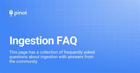 Ingestion Faq Apache Pinot Docs