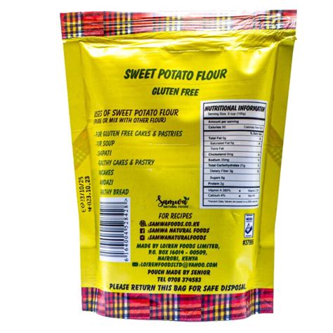 Gluten Free Sweet Potato Flour Samwa Natural Foods