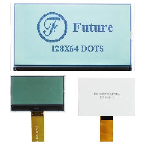 Display Solutions 12864 Graphic Lcd Screen With White Blacklight Cog Lcd Module Lcd Display