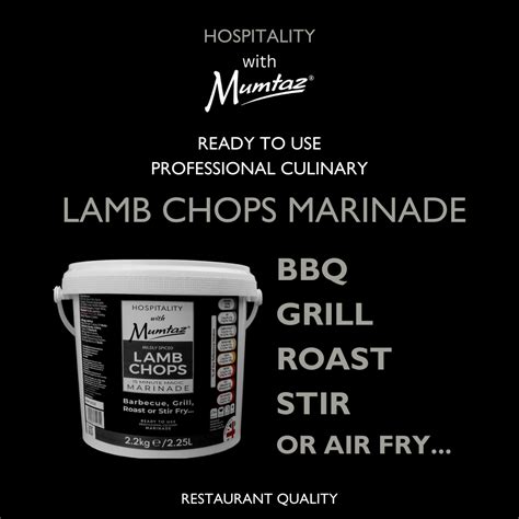 Mumtaz Lamb Chops Marinade 22kg Bucket Tender Delights