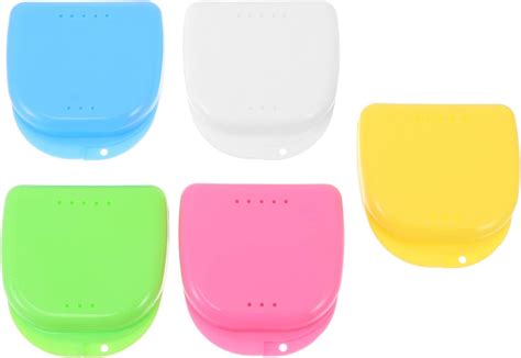 Clear Container 5 Pcs Retainer Box Retainer Case Retainer Container Partial Container Case