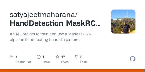 Github Satyajeetmaharanahanddetectionmaskrcnn An Ml Project To