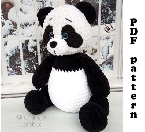 Amigurumi Crochet Pattern Crochet Panda Pattern Panda Bear Crochet Pattern English Pdf Pattern
