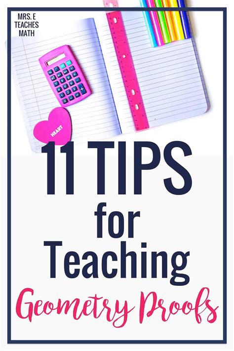 Tips For Teaching Geometry Proofs Mrs E Teaches Math
