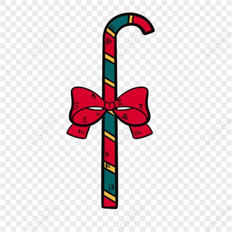 활과 빨간색과 초록색 사탕 일러스트 지팡이분위기제전 Png 일러스트 무료 다운로드 Lovepik