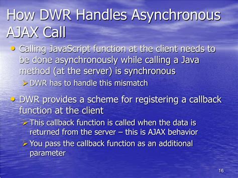 Ppt Dwr Easy Ajax For Java Powerpoint Presentation Free Download Id292197