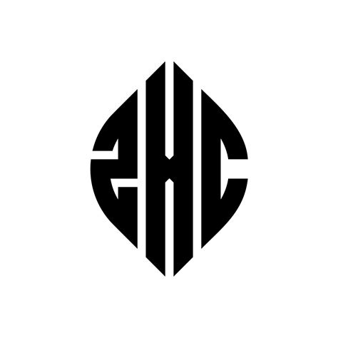 Zxc Circle Letter Logo Design With Circle And Ellipse Shape Zxc Ellipse Letters With