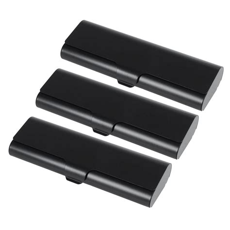 3x Slim Matte Hard Metal Spectacles Case Reading Glasses Eyeglasses