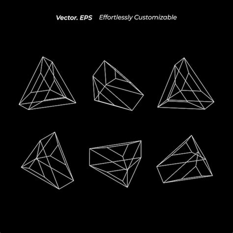 Triangular Prism Outline Vectors And Illustrations For Free Download