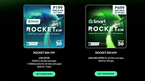 Smart Bro Rocket Sim 699 With 30 Days Unli Data Launched Noypigeeks