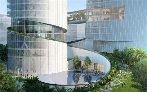 Steven Holl Reveals Pair Of Towers For Icarbonx In Shenzhen