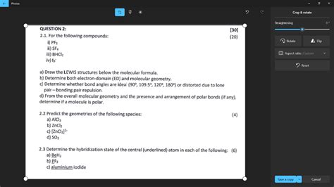 Solved Photos X בי Crop rotate Straightening Chegg
