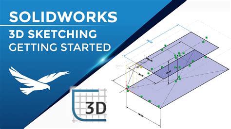 SOLIDWORKS D Sketching Basics YouTube