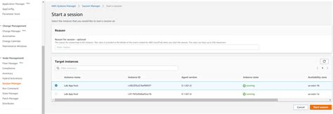 Session Manager Aws Management And Governance Tools Workshop