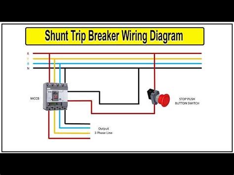 Shunt Trip Breaker Wiring Diagram Explained