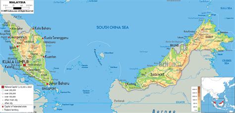 Bản đồ Malaysia Địa Ốc Thông Thái