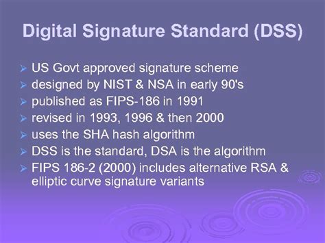Digital Signatures Authentication Protocols Digital Signatures