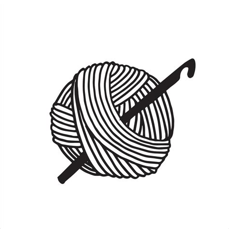 Yarn Crochet Vector