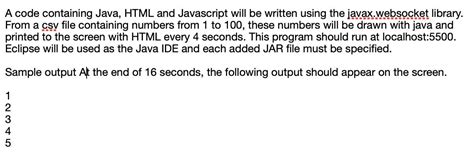 Solved A Code Containing Java Html And Javascript Will Be Chegg
