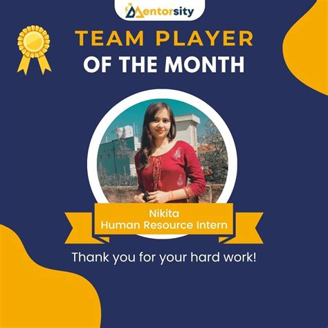 Mentorsity On Linkedin Internship Edtech Motivation Teamplayerofthemonth Mentorsity Teacher…