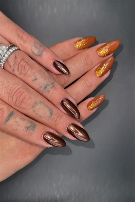 50 Chocolate Brown Chrome Nails In 2026 Elegant And Modern Manicure