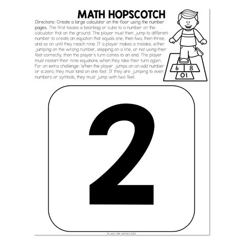 Leap Year Leap Day Math Hopscotch Lucky Little Learners