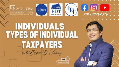Understanding The Different Types Of Individual Taxpayers Galaxy Ai