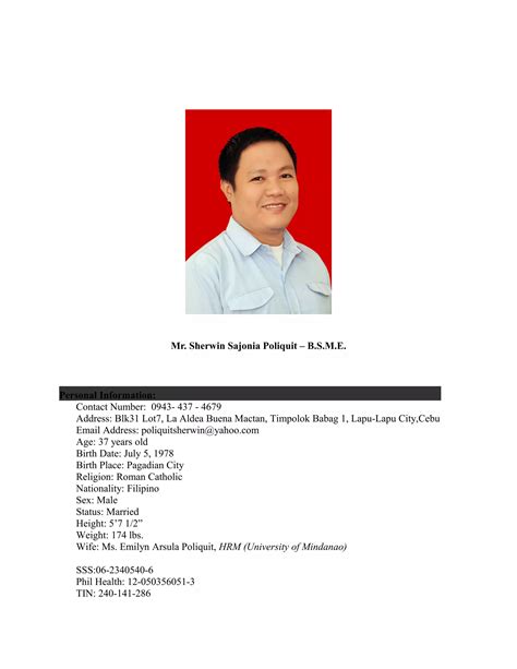 Poliquitsherwincurriculumvitae Doc