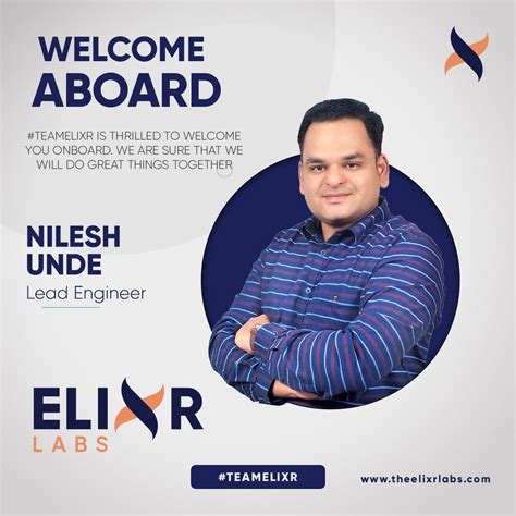 Elixr Labs On Linkedin Welcomeaboard Leadengineer Automation