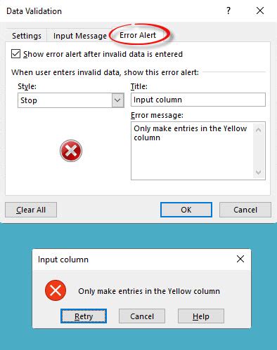 Restricting Column Inputs Based On The Current Month A4 Accounting