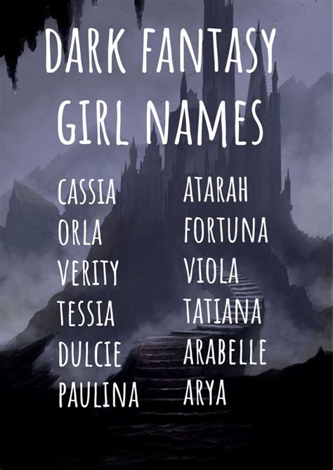 Dark Names Artofit