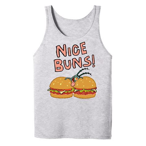 Spongebob Squarepants Chum Bucket Bonitos Bollos Adultos Camiseta Sin Mangas Paramount Shop