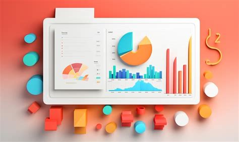 Premium Ai Image Business Graph Vector Illustration