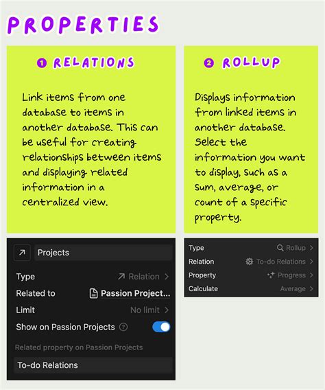 learn notion s relations and rollup properties with me