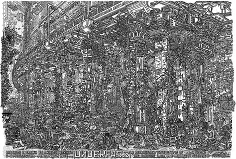 Underpass Drawing By Snublic Drawings Fine Art America