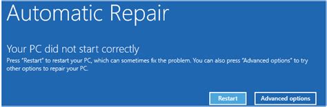 7 Solutions Your Pc Did Not Start Correctly Error In Windows 10 Minitool