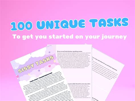 100 Sissy Tasks Feminization Guide Guide For Sissies Sissy Training