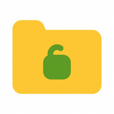 Folder 1 Flat Unlock Icon Download On Iconfinder